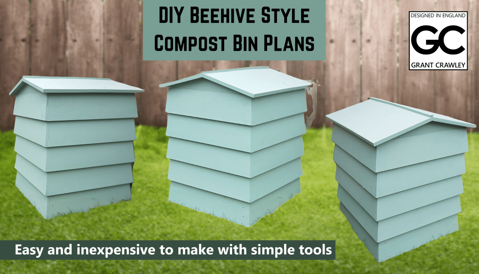 Beehive Style Compost Bin Plans - Grant Crawley - Make yours today